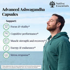 1000 mg Ashwagandha for stress relief