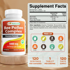 1000 mg bee pollen multivitamin for men