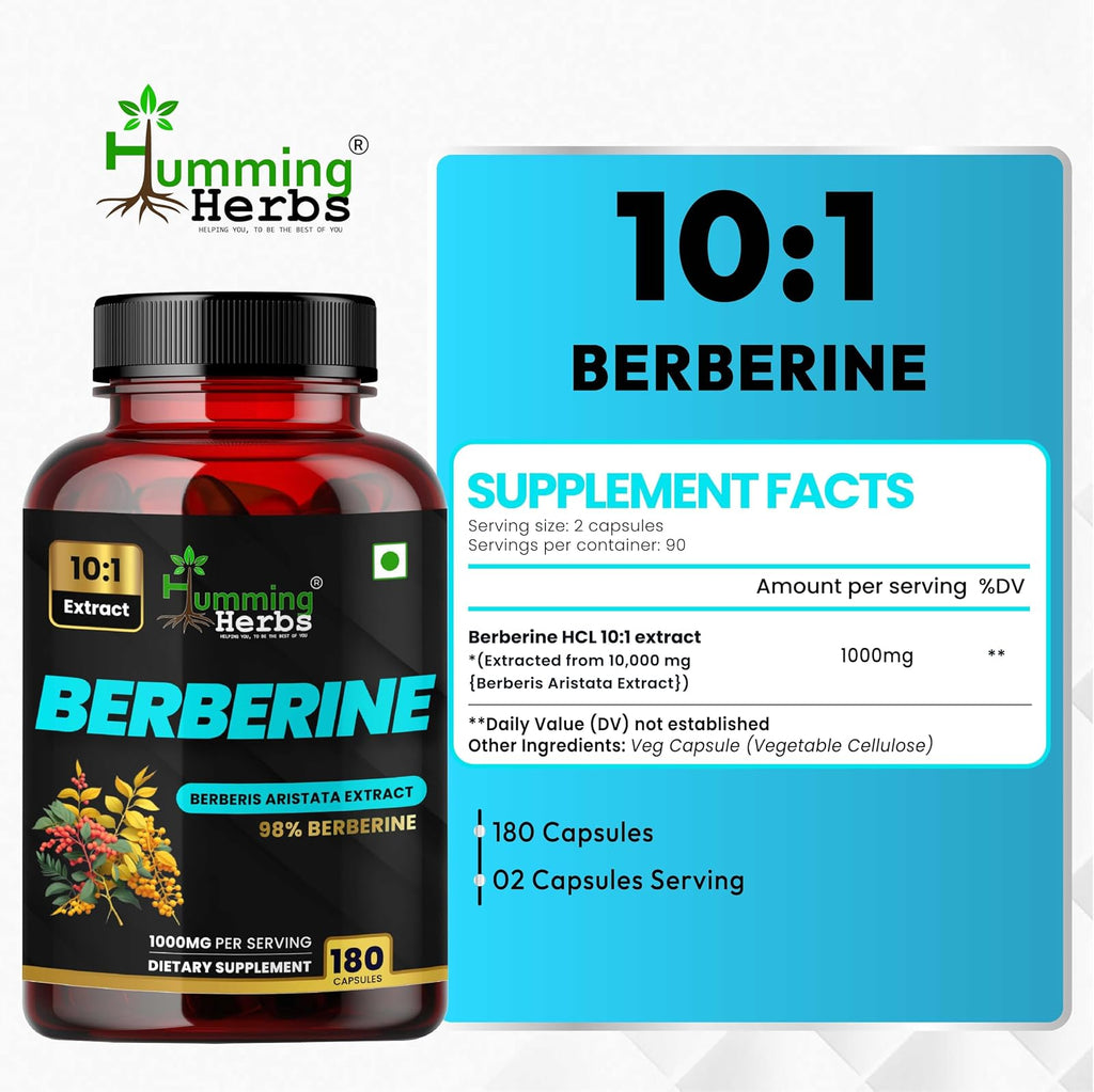 1000 mg Berberine health supplement