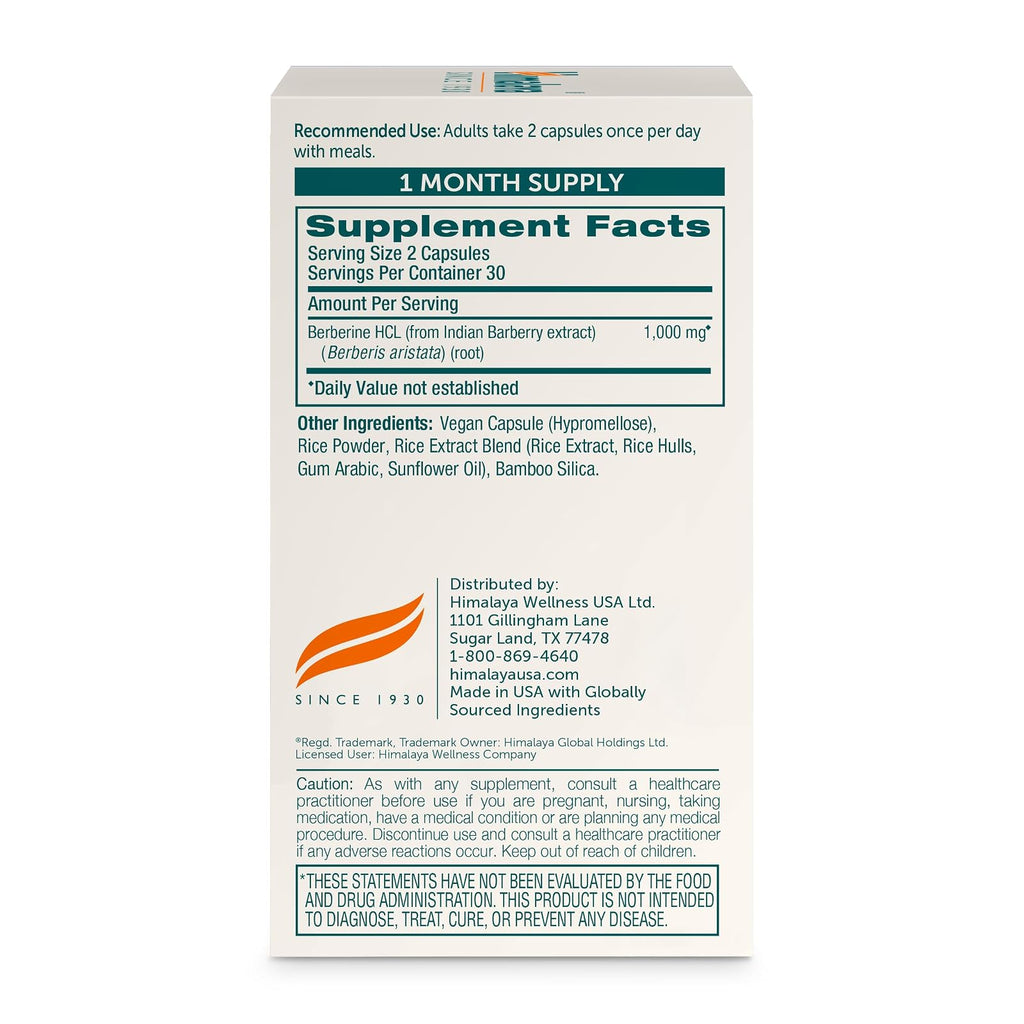 1000 mg berberine supplement benefits