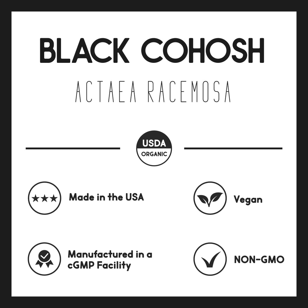 1000 mg black cohosh dosage information