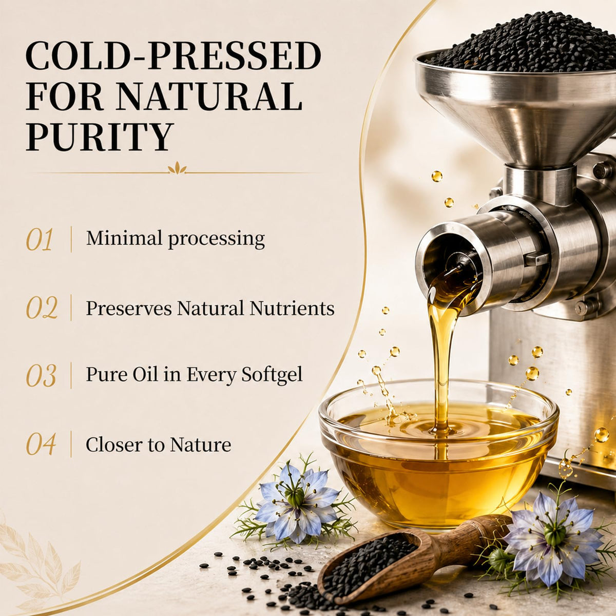 1000 mg black seed oil capsules