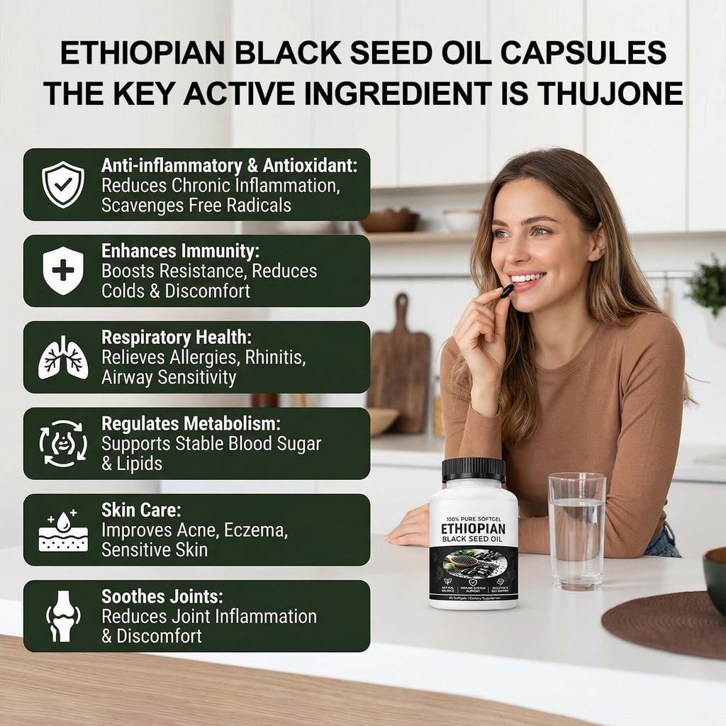 1000 mg black seed oil softgels