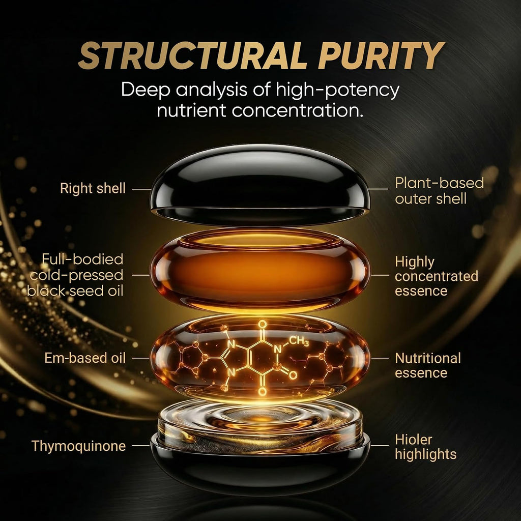 1000 mg Black Seed Oil softgels