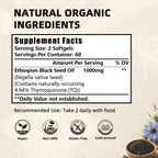 1000 mg Black Seed Oil softgels