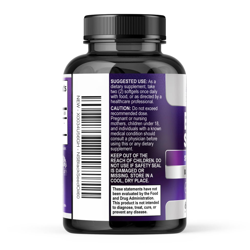 1000 mg black seed oil supplement