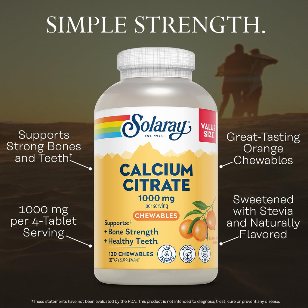 1000 mg calcium citrate chewables