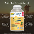 1000 mg calcium citrate chewables