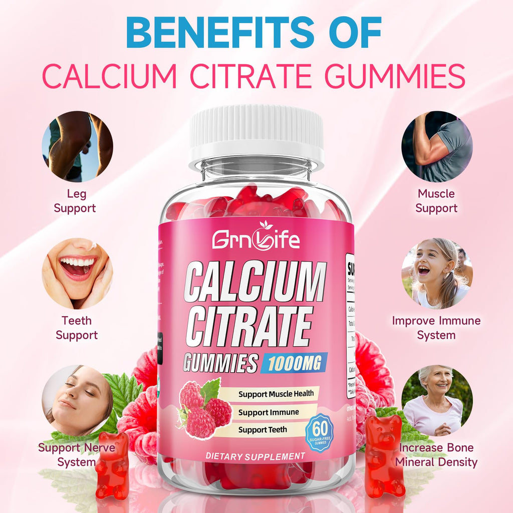1000 mg calcium citrate for better absorption