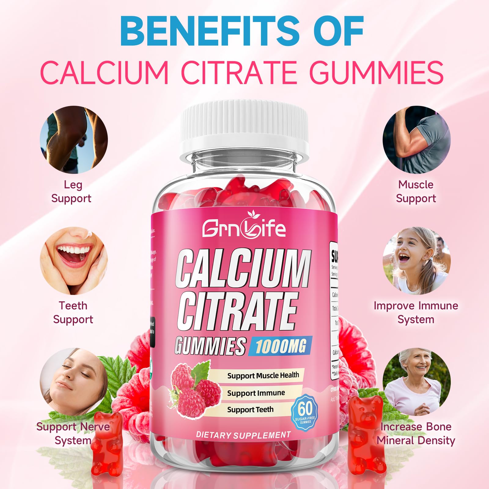 1000 mg calcium citrate for better absorption