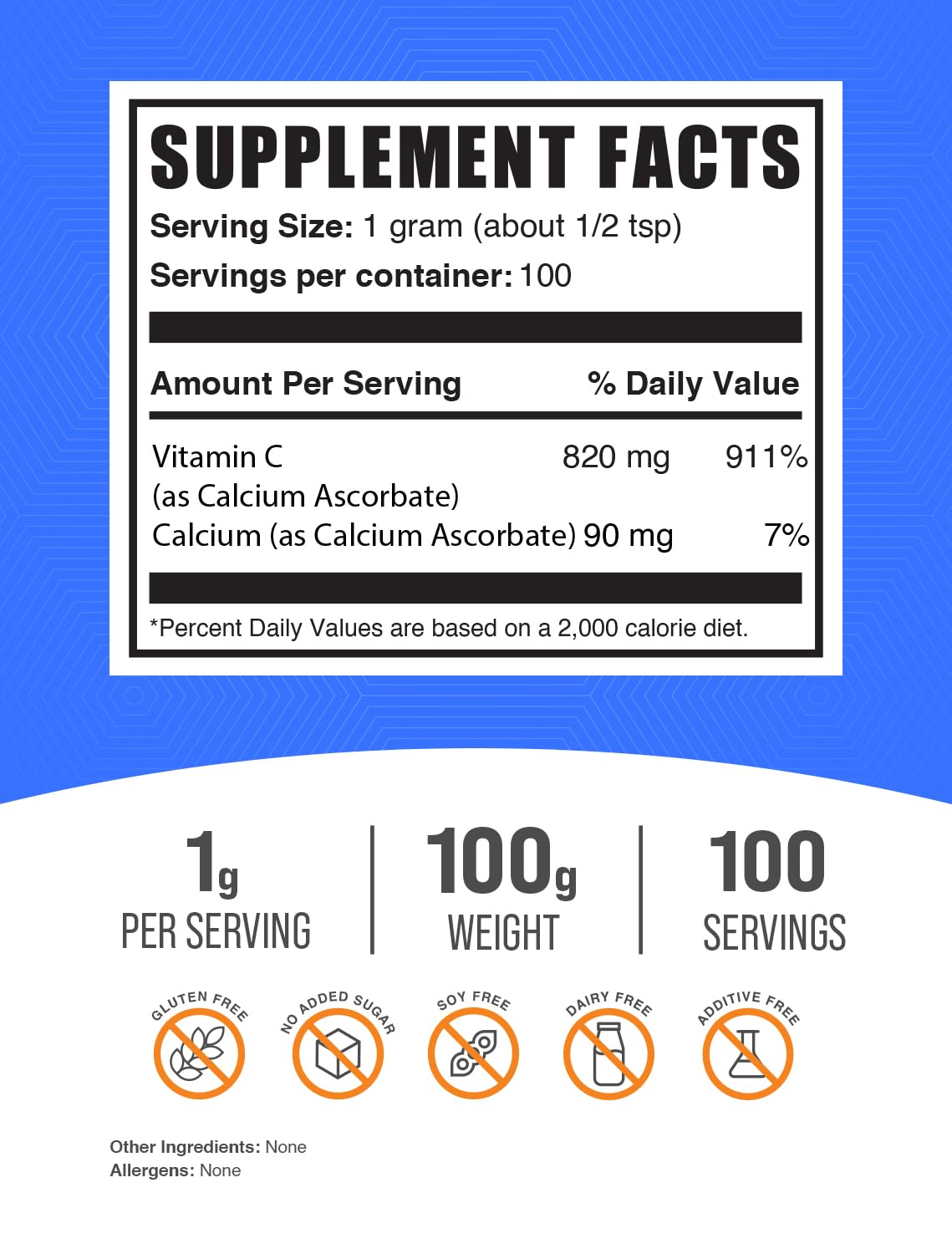 1000 mg calcium supplement powder