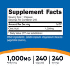 1000 mg citric acid for energy