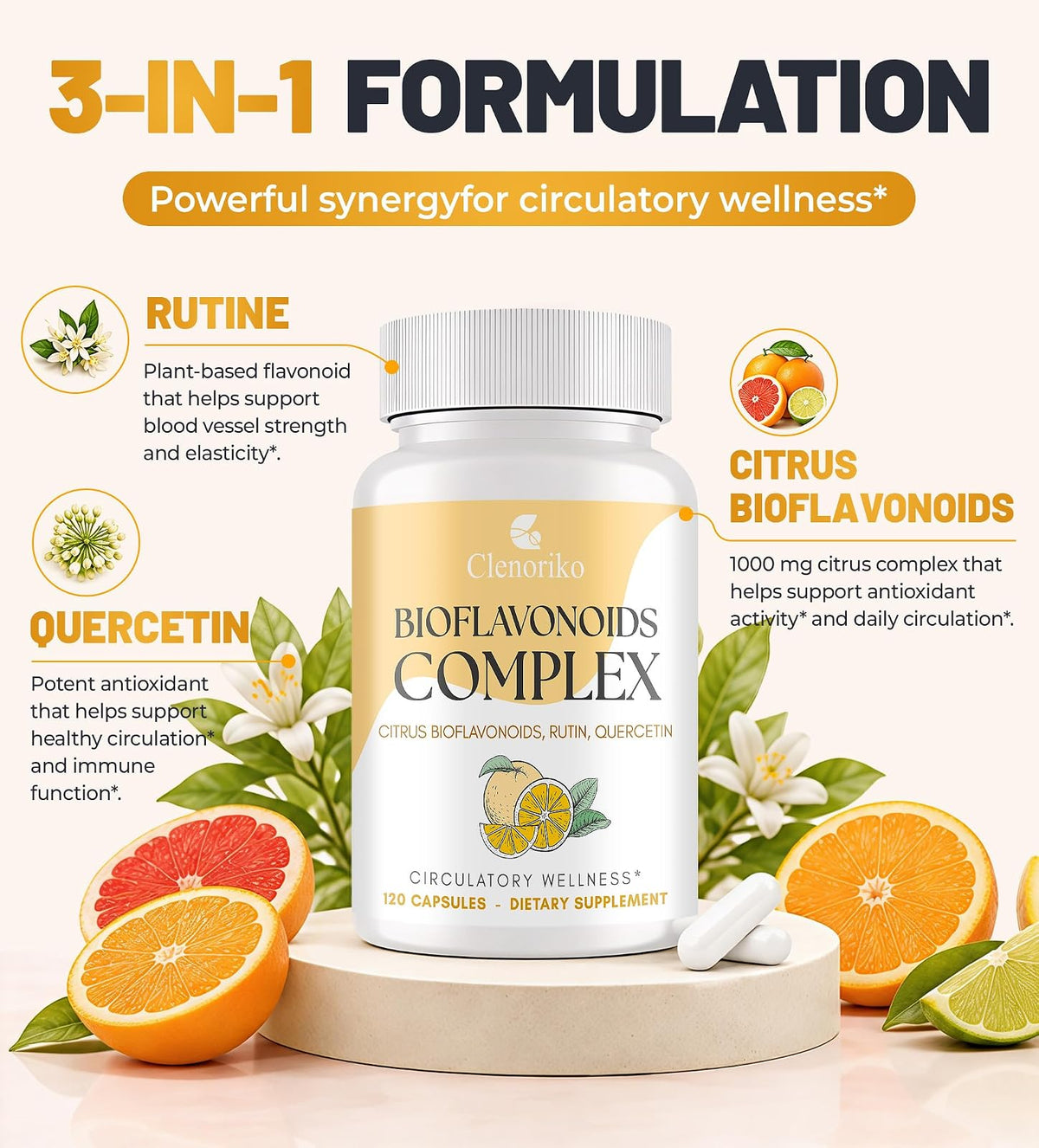 1000 mg citrus flavonoids supplement