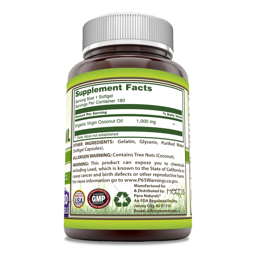 1000 mg Coconut Oil health benefits