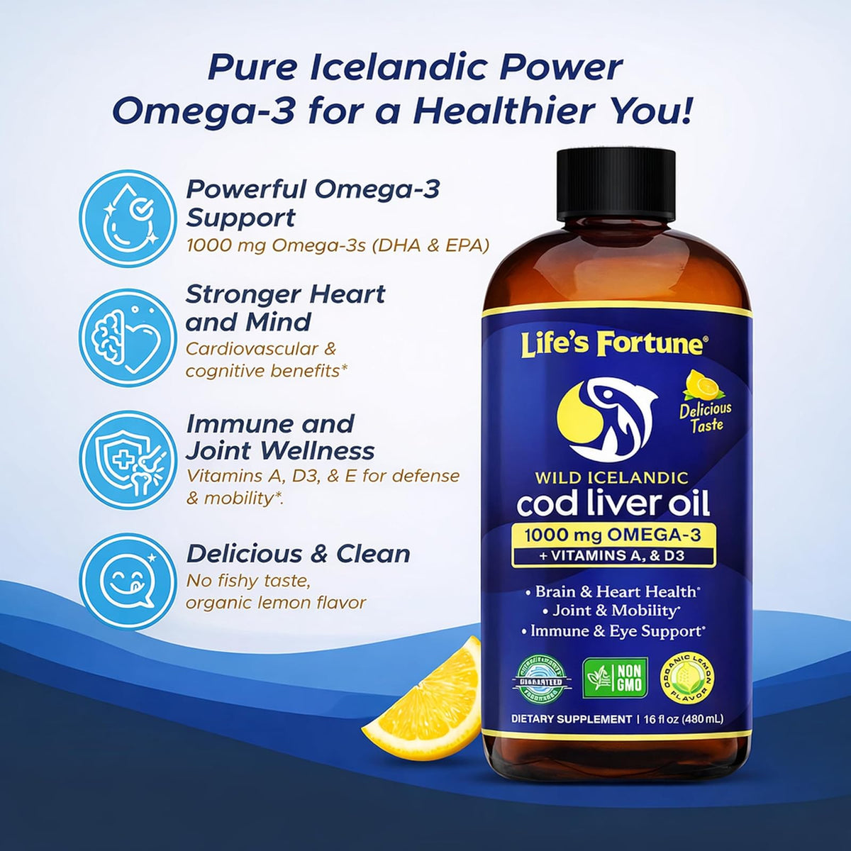 1000 mg cod liver oil for health