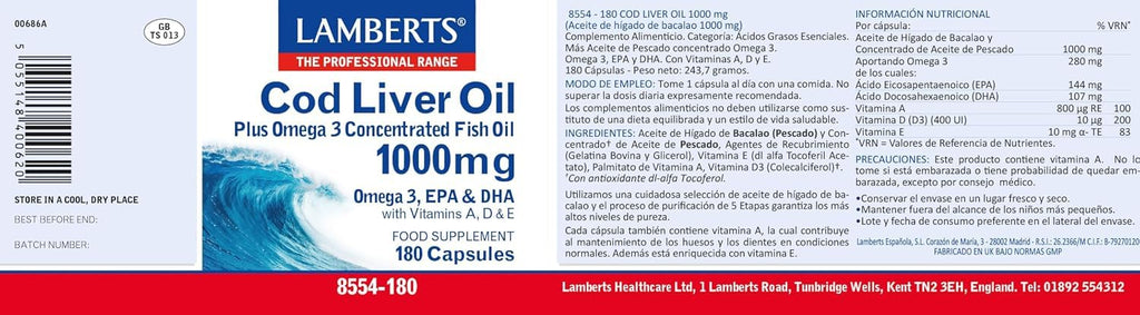 1000 mg cod liver oil softgels
