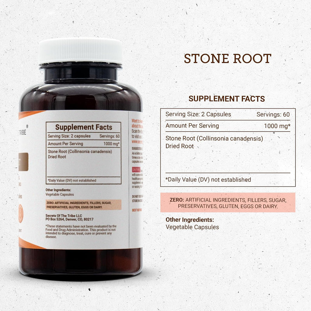 1000 mg Collinsonia Canadensis supplement