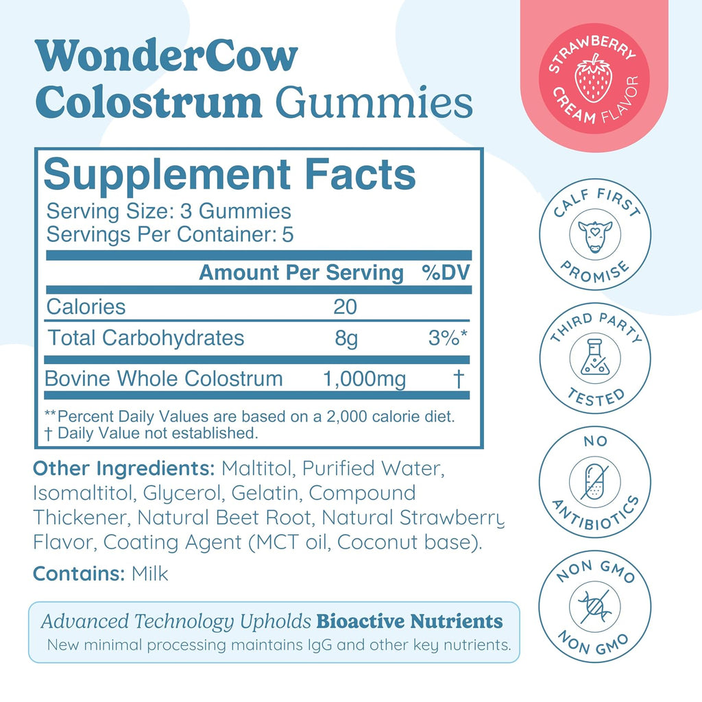 1000 mg colostrum multivitamin benefits
