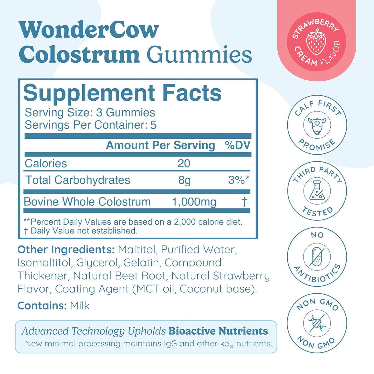 1000 mg colostrum multivitamin benefits