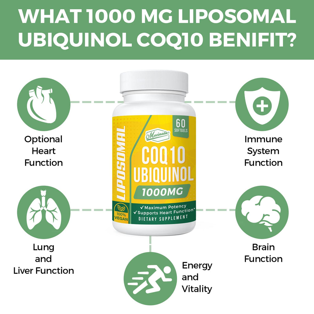 1000 mg CoQ10 support for vitality