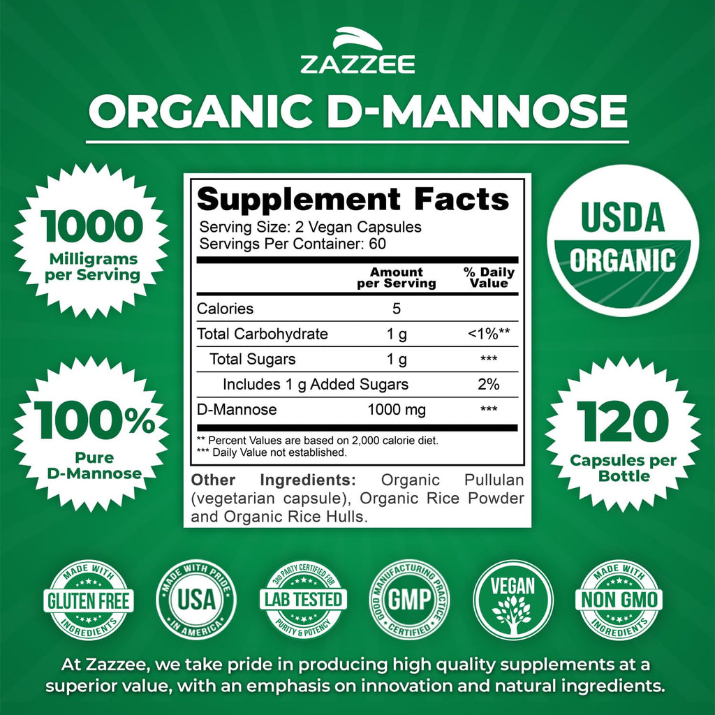 1000 mg D-Mannose dosage