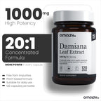 1000 mg Damiana Leaf dosage