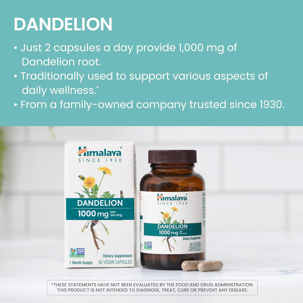 1000 mg dandelion root benefits