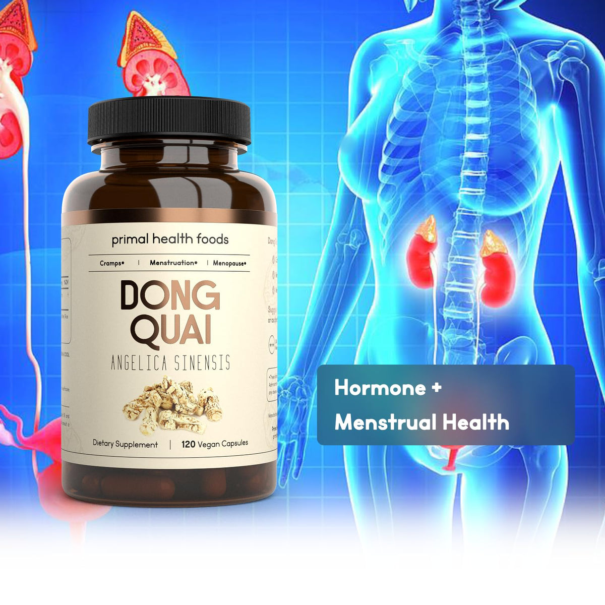 1000 mg Dong Quai for vitality