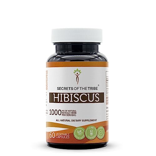 1000 mg dried hibiscus flower