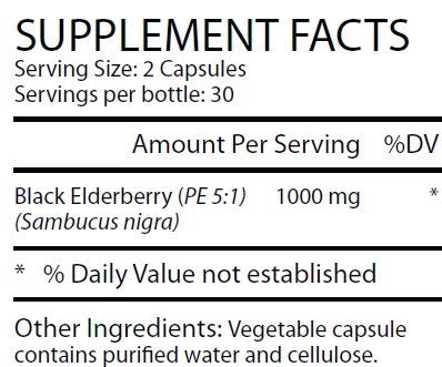 1000 mg elderberry supplement benefits