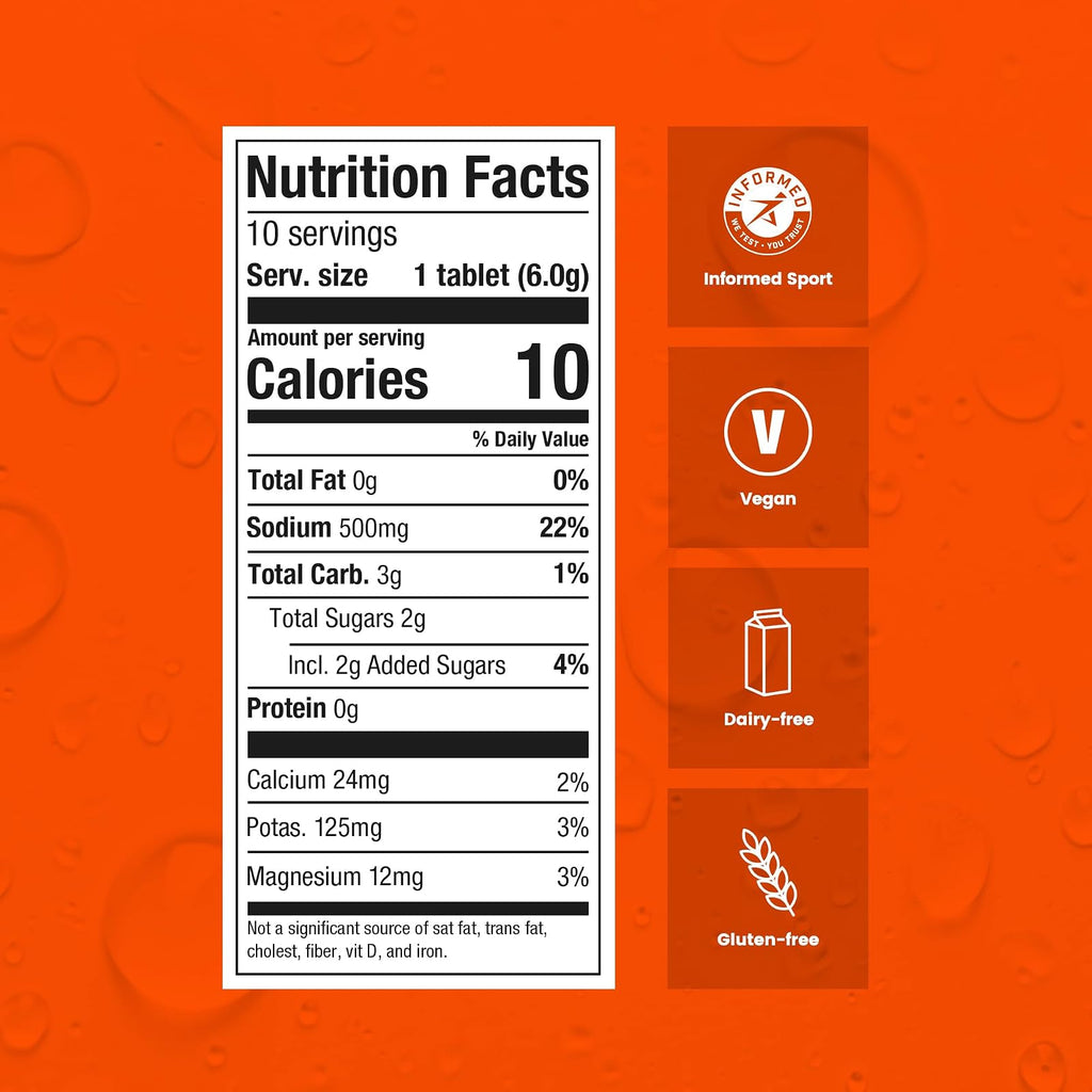 1000 mg electrolyte tablets for optimal performance