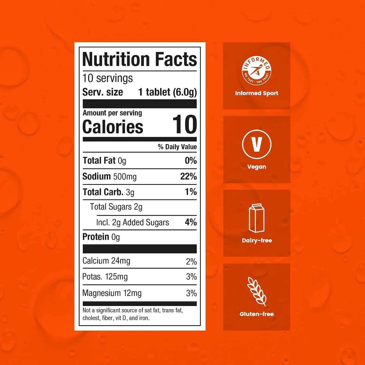 1000 mg electrolyte tablets for optimal performance