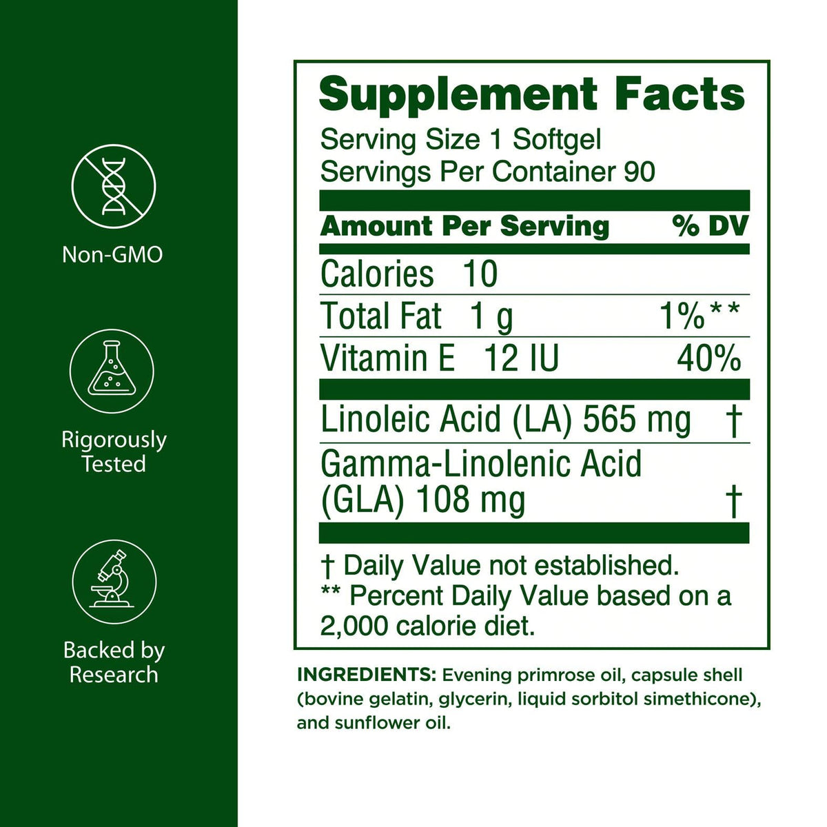 1000 mg Evening Primrose softgels