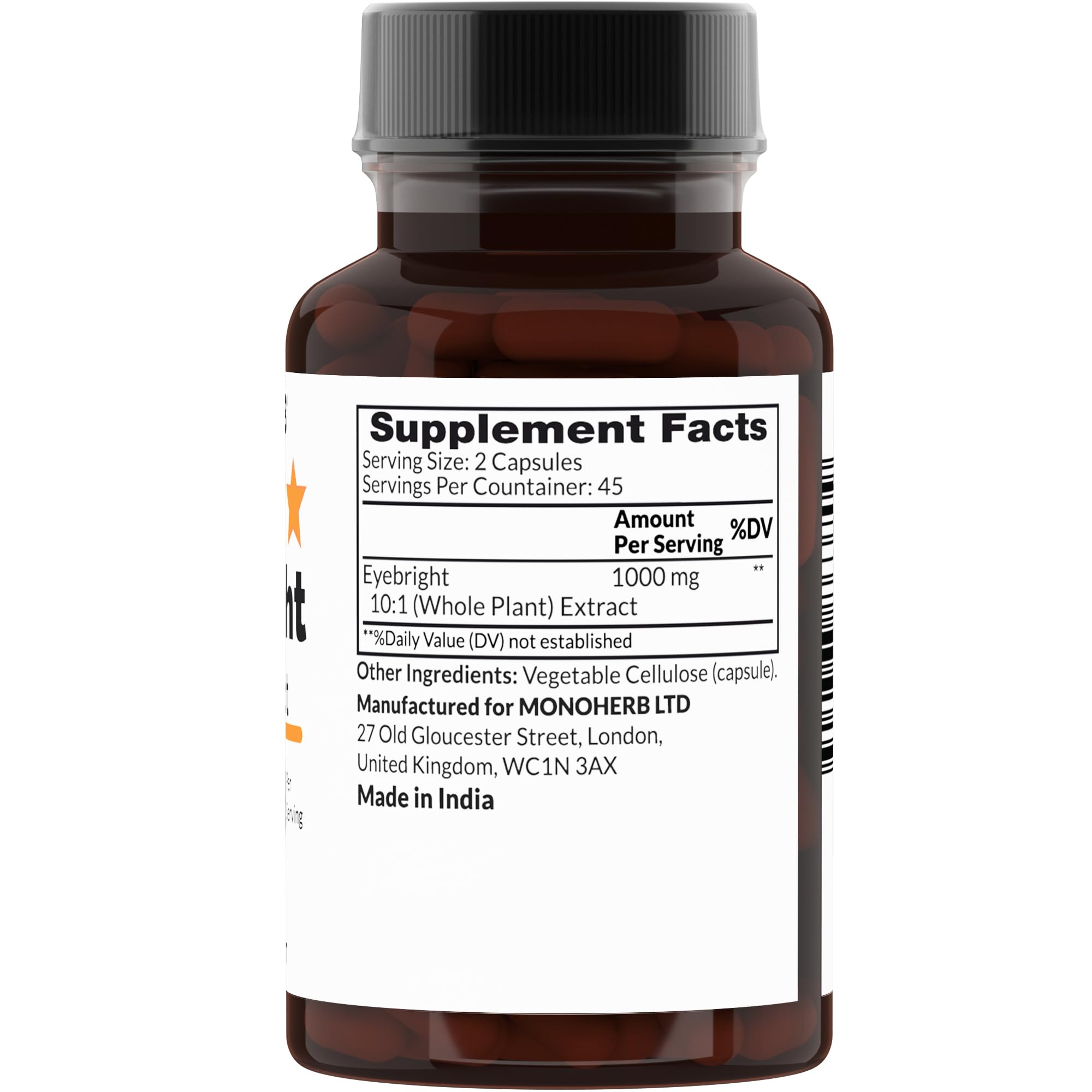 1000 mg Eyebright Extract dosage