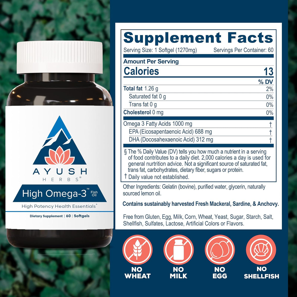 1000 mg fish oil for wellness