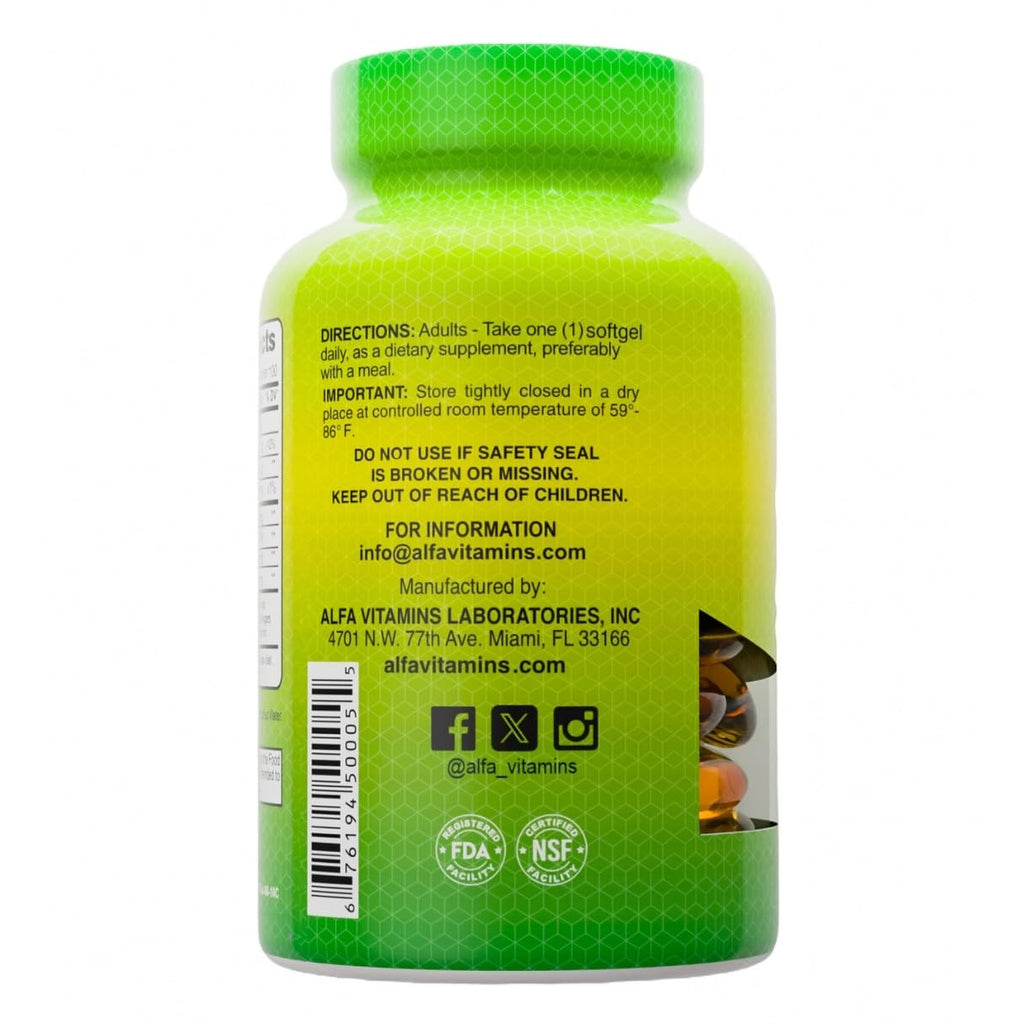 1000 mg fish oil softgels Canada