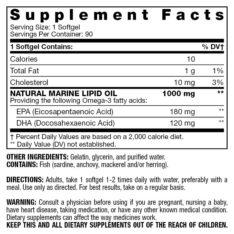 1000 mg fish oil softgels for heart health