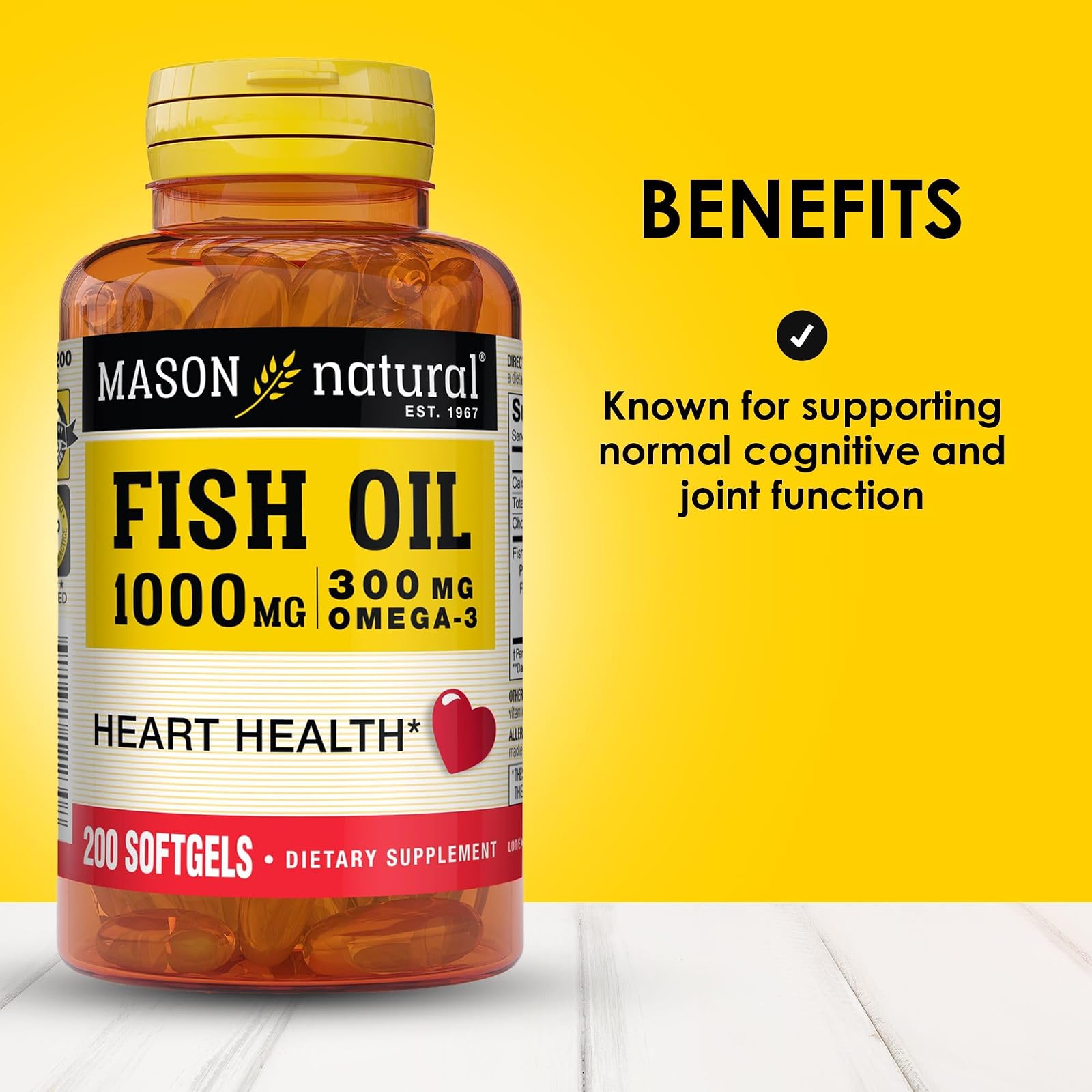 1000 mg fish oil softgels