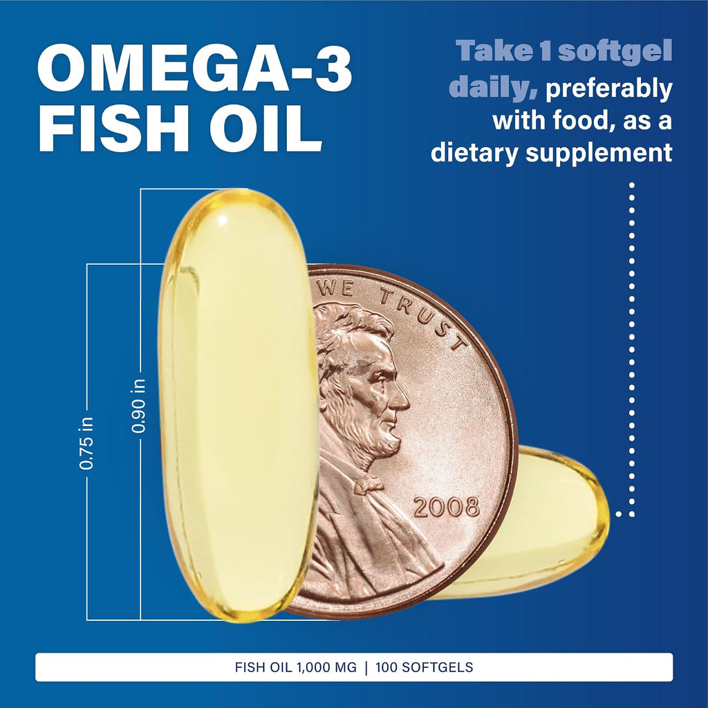 1000 mg fish oil softgels
