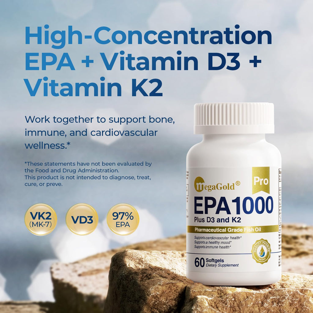 1000 mg fish oil with D3