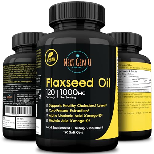 1000 mg flax seed oil capsules