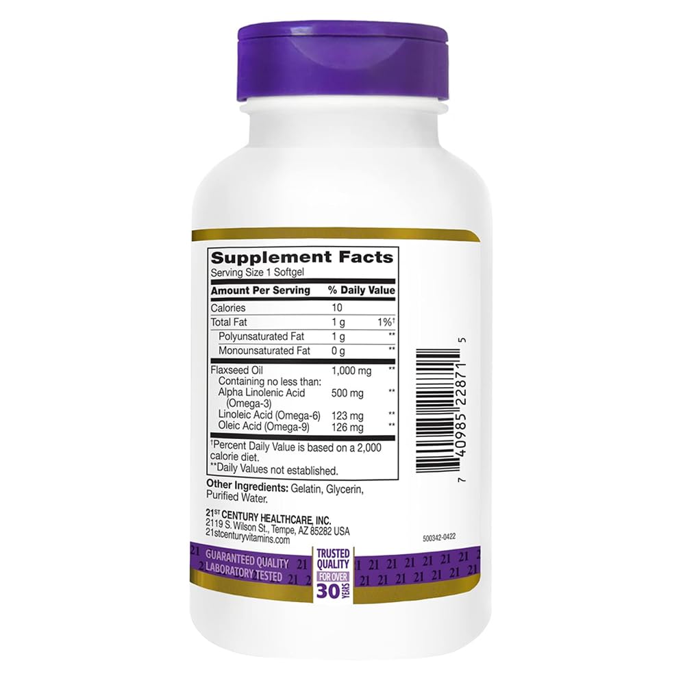 1000 mg flaxseed oil capsules
