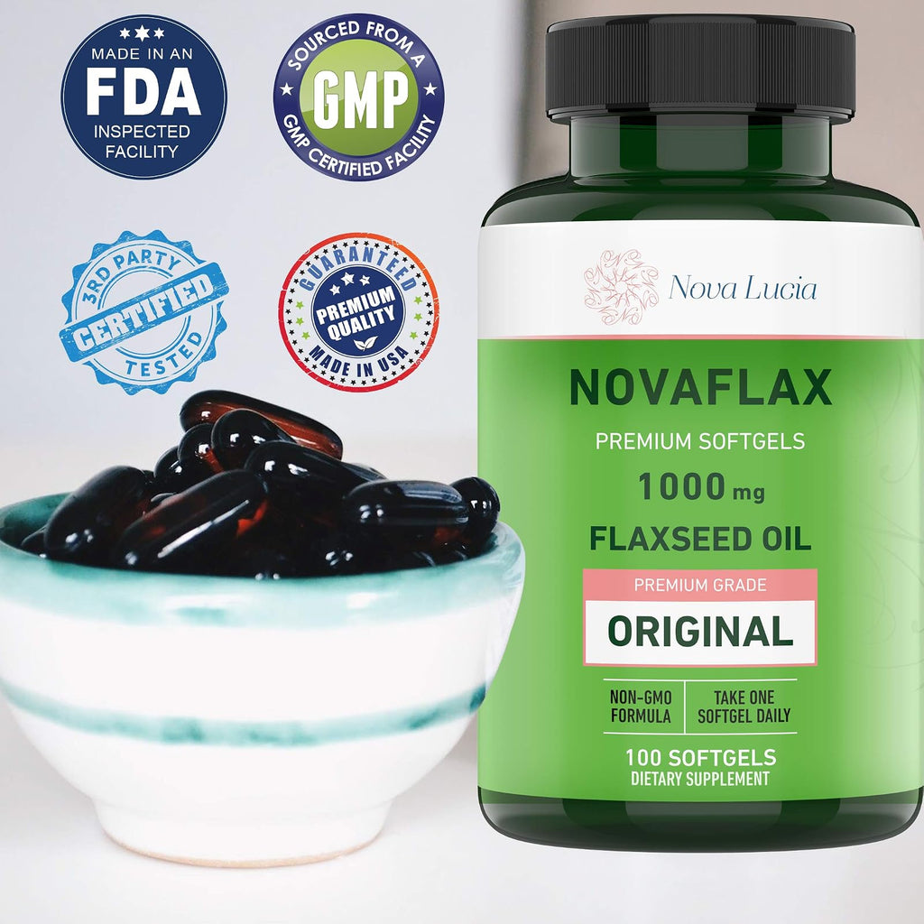 1000 mg flaxseed oil softgels