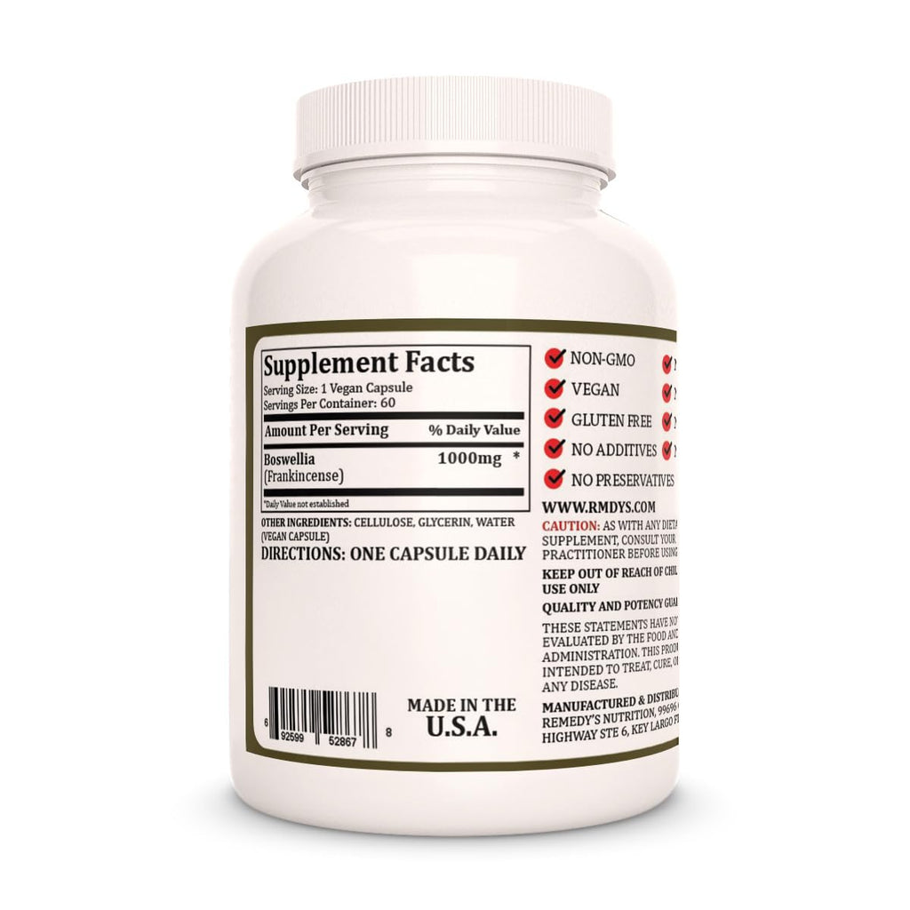 1000 mg Frankincense for wellness