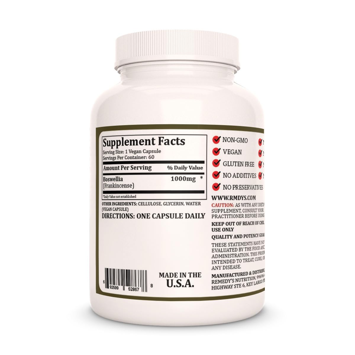 1000 mg Frankincense for wellness