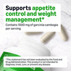 1000 mg Garcinia Cambogia capsules for energy