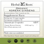 1000 mg ginseng health supplement