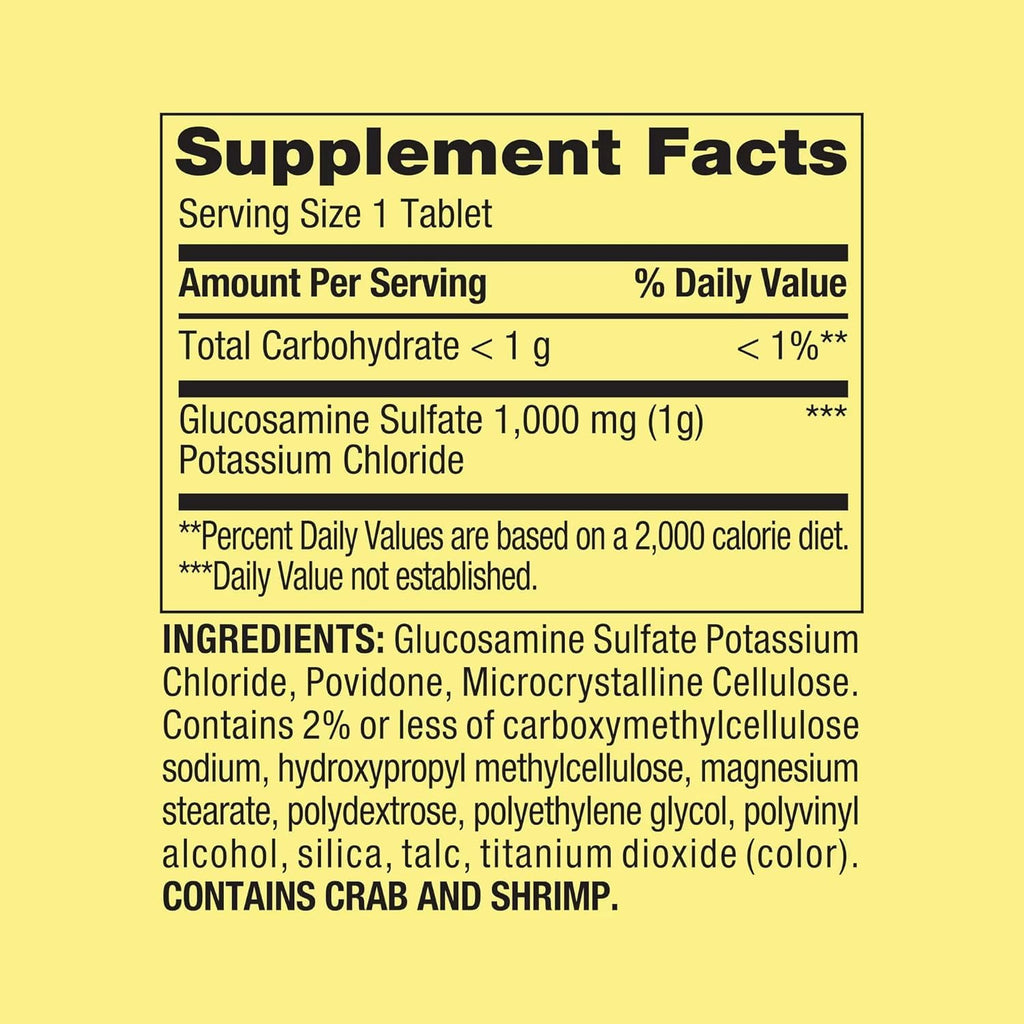 1000 mg glucosamine for mobility