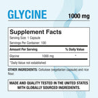 1000 mg Glycine for muscle recovery