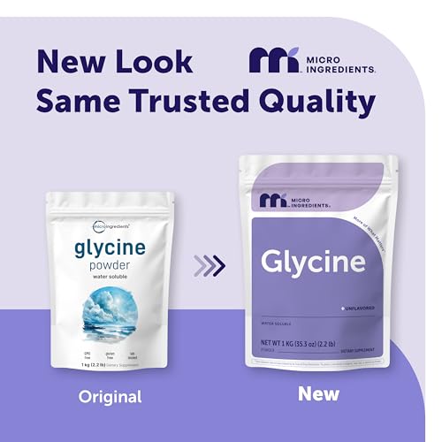 1000 mg glycine powder for muscle support